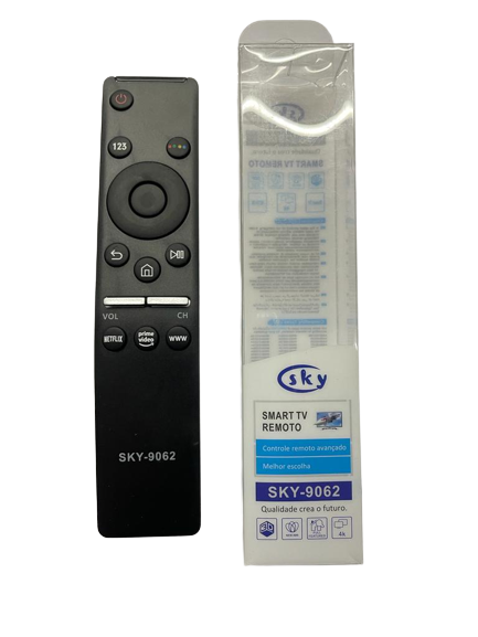 Controle TV Samsung Led Smart 4 K Cód LE 7714/ SKY 9062 (Blister)
