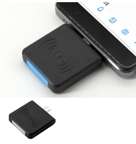 Mini Leitor De Rfid Nfc USBC Android Linux Windows Otg 125 Khz por R$189,00